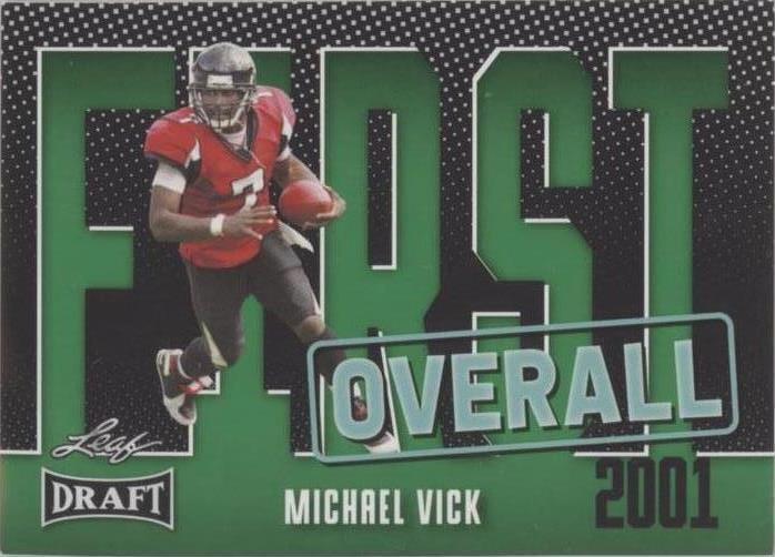 2023 Leaf Draft - #1 Michael Vick #9 Green for sale online | eBay
