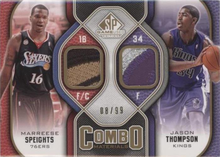 2009-10 SP Game Used - Combo Materials Patch #CP-TS Jason Thompson ...