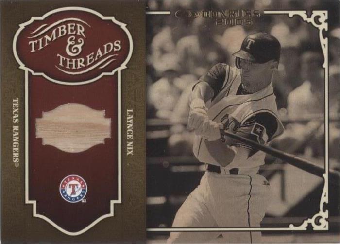 2005 Donruss - Timber & Threads Laynce Nix #TT-24 Bat (MEM) for sale online | eBay
