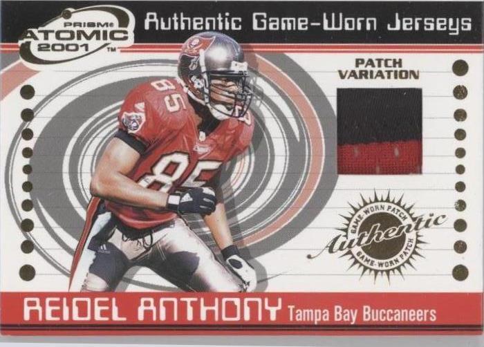 2001 Pacific Prism Atomic - Authentic Game-Worn Jerseys Patch #91 ...