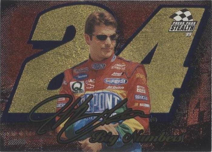 1999 Press Pass Stealth - Big Numbers Jeff Gordon #BN7 for sale online ...
