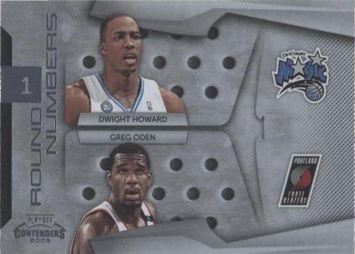 2009-10 Playoff Contenders - Round Numbers Dwight Howard, Greg Oden #7 ...