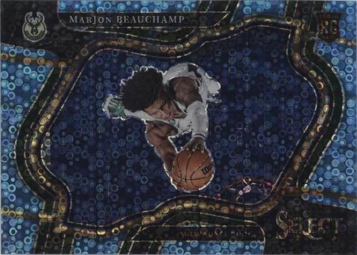 2022-23 Panini Select - Courtside Light Blue Disco Prizm #283 MarJon ...