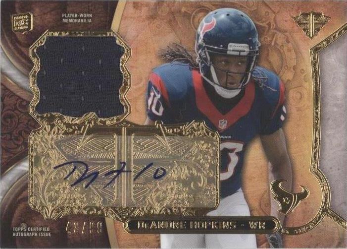 2013 Topps Triple Threads - Rookie Relics Autographs DeAndre Hopkins # ...