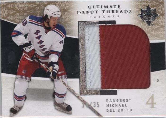 2009-10 Upper Deck Ultimate Collection - Ultimate Debut Threads Patches ...