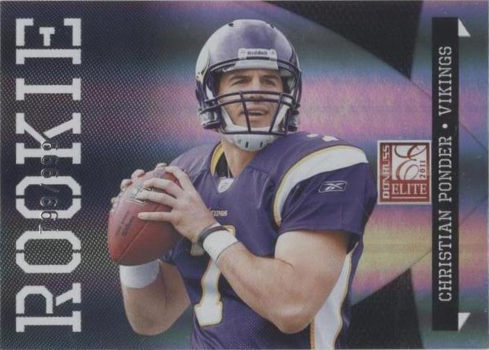 2011 Donruss Elite - Rookie Christian Ponder #119 /999 (RC) for sale ...