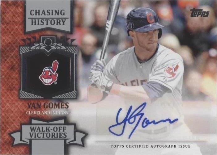 2013 Topps - Chasing History Autograph #CHA-YG Yan Gomes (AU, RC) for ...