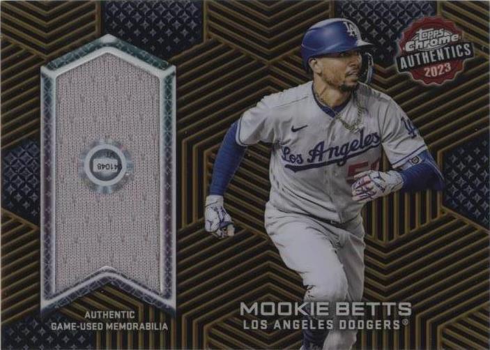 2023 Topps Chrome - Topps Chrome Authentics Relics Gold Refractor #TCA ...