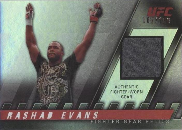 2010 Topps UFC Knockout - Fighter Gear Relics #FG-RE Rashad Evans /188 ...