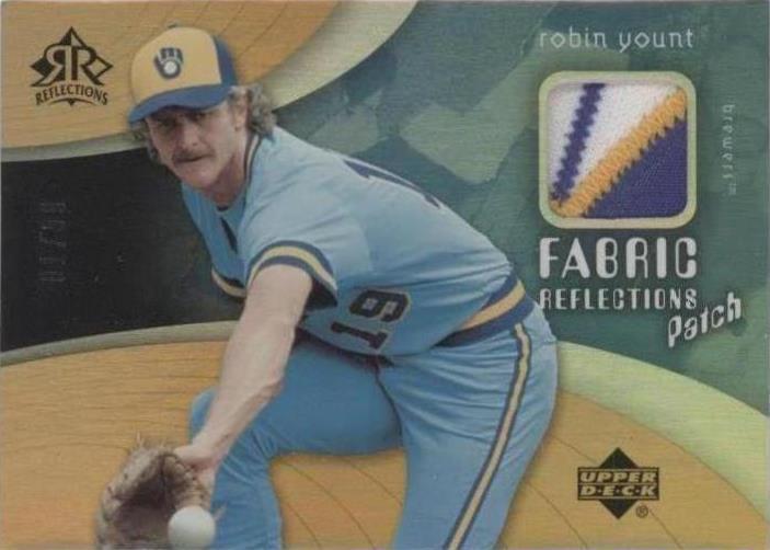 2005 Upper Deck Reflections - Fabric Reflections Robin Yount #FRP-RY Patch /99 (MEM) for sale ...