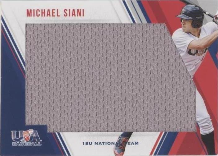 2018 Panini USA Baseball Stars & Stripes - Jumbo Mike Siani #41 /299 ...