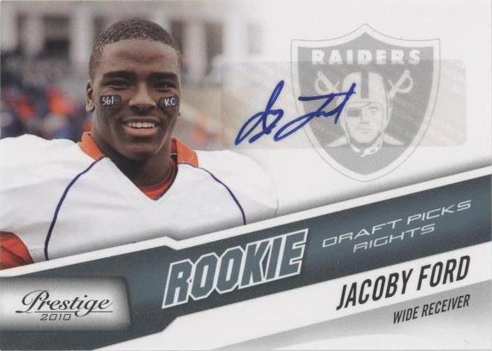 2010 Playoff Prestige - Jacoby Ford #246 Rookie Draft Picks Rights ...