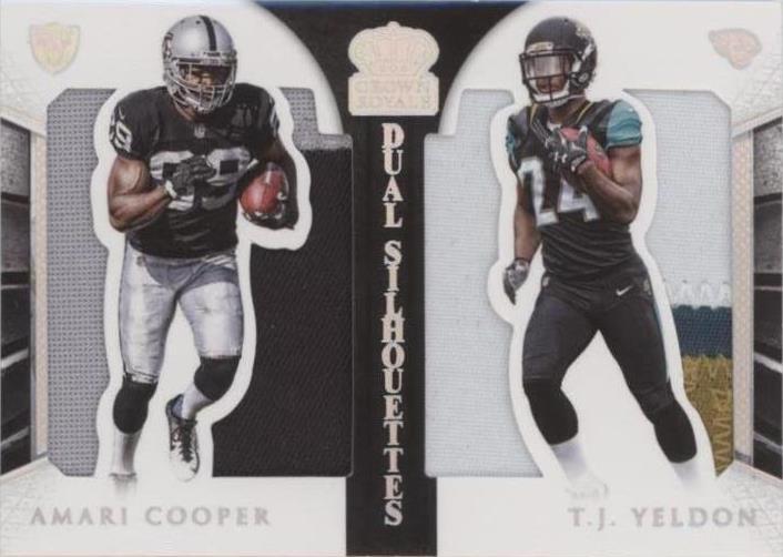 2015 Panini Crown Royale - Dual Silhouettes Silver #DS-ACTJ Amari ...
