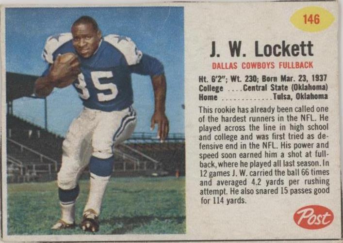 1962 Post - #146 J.W. Lockett (RC) for sale online | eBay