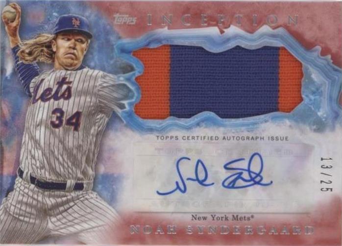 2017 Topps Inception - Inception Autograph Patch Noah Syndergaard #IAP ...
