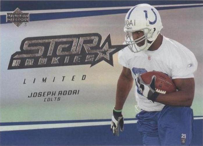 2006 Upper Deck - Star Rookies Exclusive Edition #211 Joseph Addai (RC ...