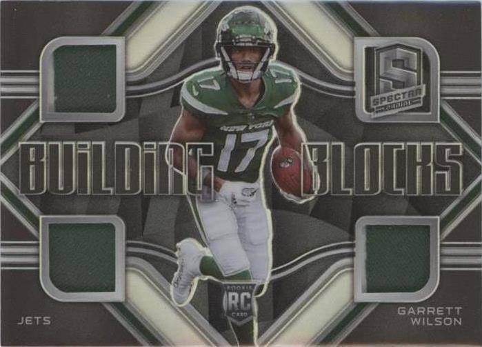 2022 Panini Spectra - Building Blocks Garrett Wilson #BBL-GWI /99 (MEM ...