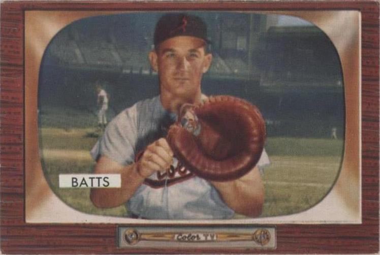 1955 Bowman - #161 Matt Batts for sale online | eBay