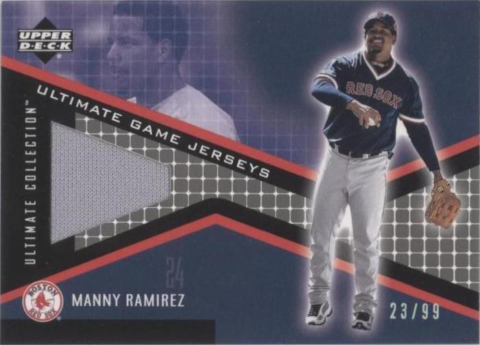2002 Upper Deck Ultimate Collection - Ultimate Game Jerseys Manny ...