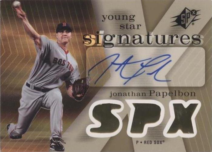 2007 SPx - Young Star Signatures Jonathan Papelbon #YS-JP (AU) for sale ...
