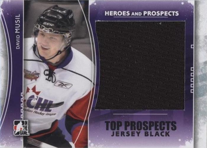 2011-12 In the Game Heroes and Prospects - Top Prospects Black Jersey # ...