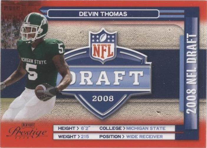 2008 Prestige - NFL Draft #NFL-32 Devin Thomas (RC) for sale online | eBay