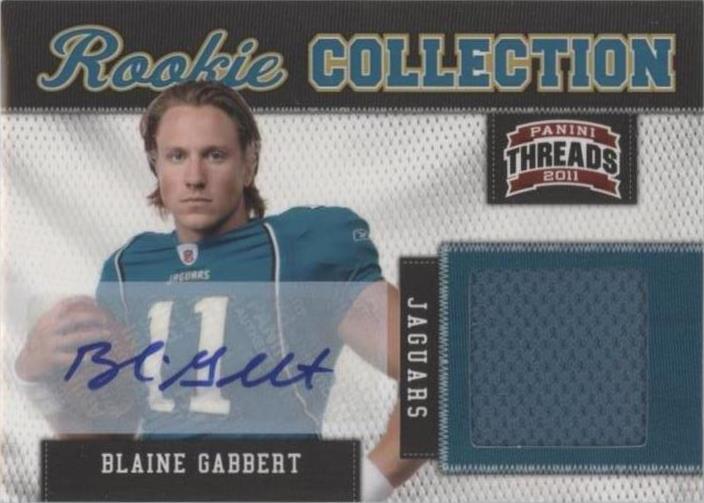 2011 Panini Threads - Rookie Collection Materials Signatures #6 Blaine ...