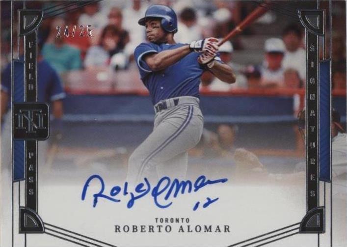 2023 Panini National Treasures - Field Pass Signatures Roberto Alomar # ...