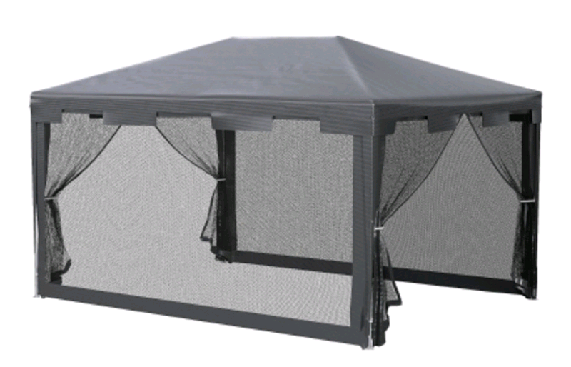 A New Still Boxed 4 Metre X 3 Metre Gazebo With Mesh Sides In Stoke