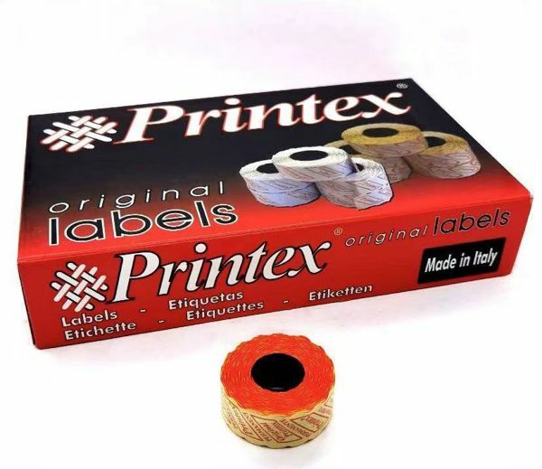 36 Etichette Ricambio per Etichettatrice Labeller Nuova Smart Printex Fucsia sar - DipaShop