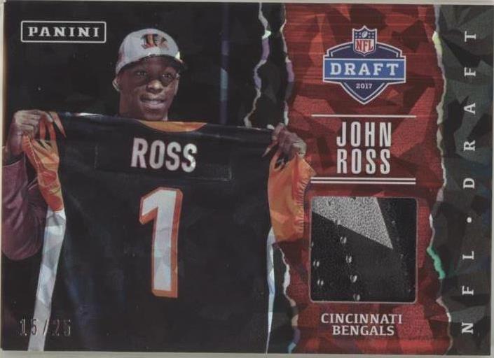 2017 Panini Father's Day - NFL Draft Memorabilia Cracked Ice #JR John ...