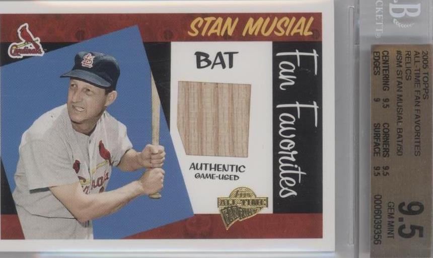 2005 Topps All-Time Fan Favorites - Relics #FFR-SM Stan Musial /50 (MEM ...