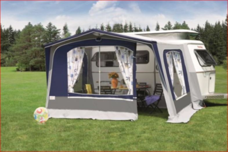 Eriba Triton 420/430 Twin Awning with Fibre Glass lightweight frame ...