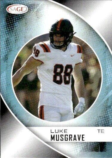 2023 SAGE High Series - Luke Musgrave #114 Purple (RC) for sale online ...