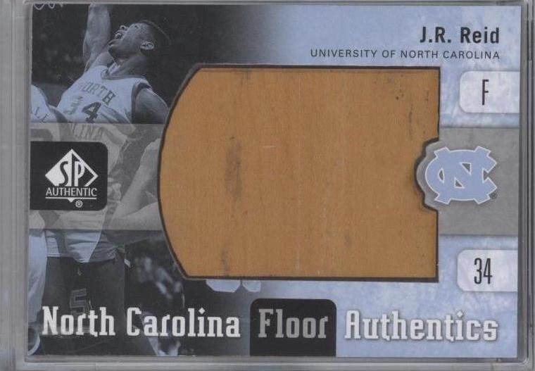 2011-12 SP Authentic - North Carolina Floor Authentics J.R. Reid #UNC ...