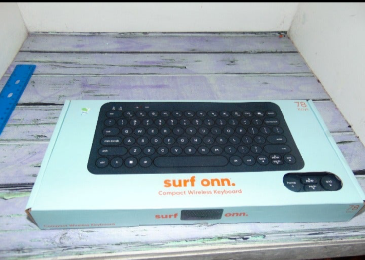 New Open Box | Surf Onn. Compact Wireless Keyboard New Open Box | Surf Onn. Compact Wireless Keyboard