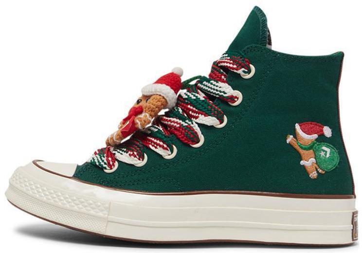 Size 3 - Converse Chuck 70 High X-Mas Gingerbread & Knit Sock ...