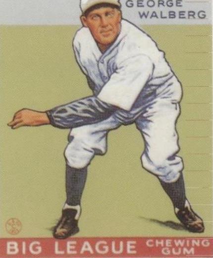 1983 Renata Galasso 1933 Goudey Reprints - Rube Walberg #183 George on ...