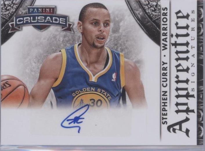 2013-14 Panini Crusade - Apprentice Signatures #13 Stephen Curry (AU ...