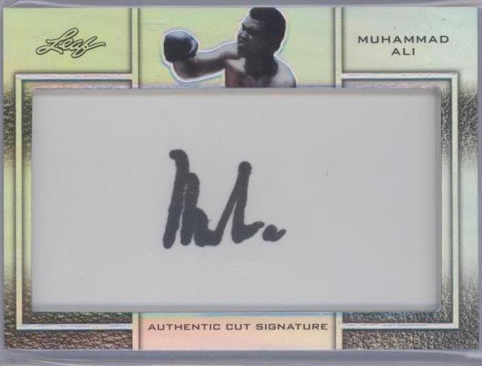 2011 Leaf Metal Ali - Cut Signatures Muhammad Ali #CSM-9 /20 (AU) for ...