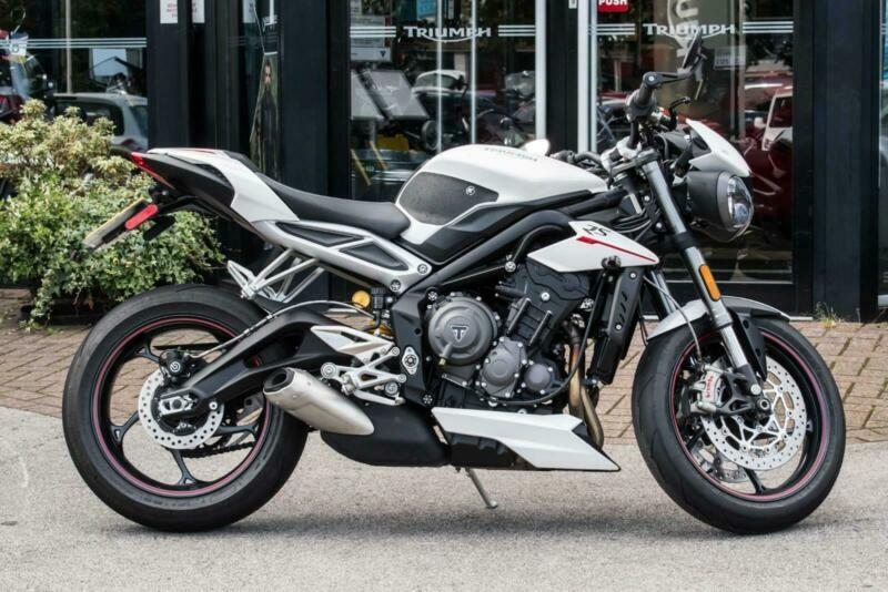 2019 TRIUMPH Street Triple 765 RS in Crystal White | in Chesterfield ...
