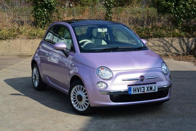 Fiat 500 1.2 Lounge 3 door [Start Stop] - * Chillout purple - rare ...