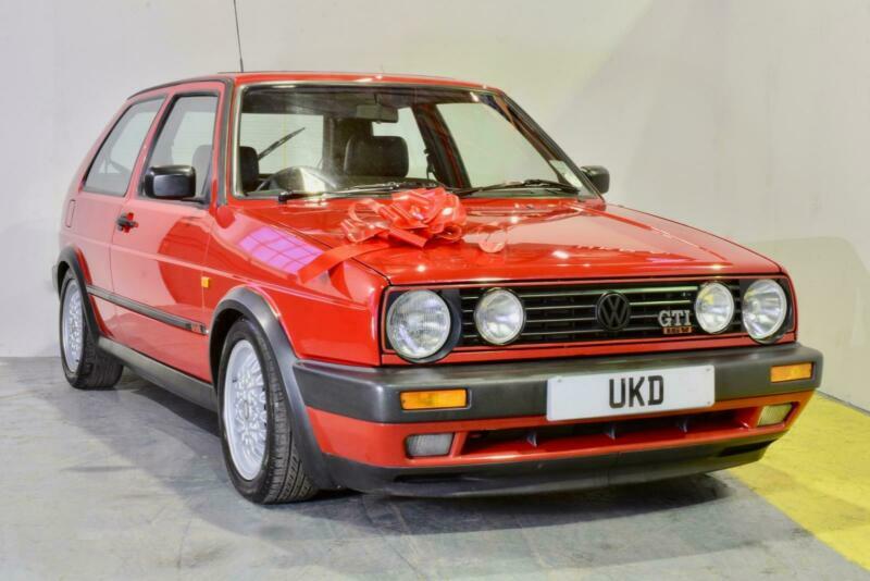 VW VOLKSWAGEN GOLF MK2 GTI 16V 3DR 1.8 TORNADO RED 1991 BIG BUMPER | in ...