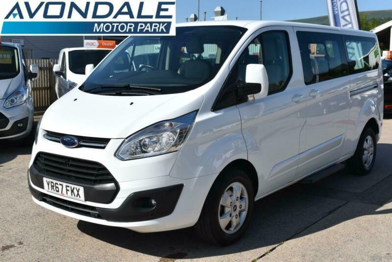2017 FORD TOURNEO CUSTOM 310 TITANIUM LWB MINIBUS 9 SEATER WITH LEATHER ...
