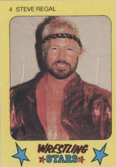 1986 Monty Gum Super Wrestling Stars - Steve Regal #4 (RC) for sale ...