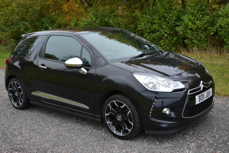 CITROEN DS3 D SPORT 3DR BLACK 2011 LEATHER CRUISE BLUETOOTH 17 ALLOYS ...