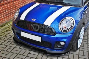 FRONT SPLITTER (GLOSS BLACK) - MINI COOPER R56 JCW 2006-2013 | eBay