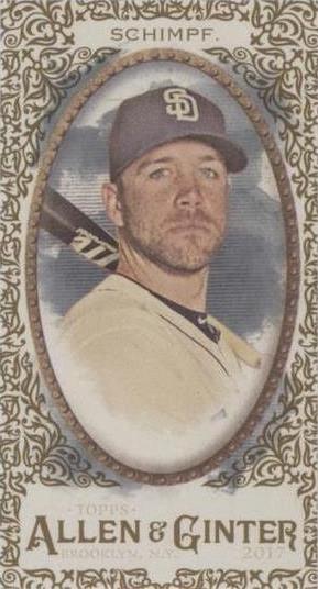 2017 Topps Allen & Ginter - Mini A&G Gold Border #9 Ryan Schimpf (RC ...