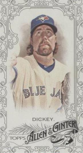 2015 Topps Allen & Ginter's - R.A. Dickey #128 Mini Black Border for ...