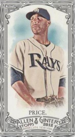 2012 Topps Allen & Ginter's - David Price #5 Mini Black Border for sale ...